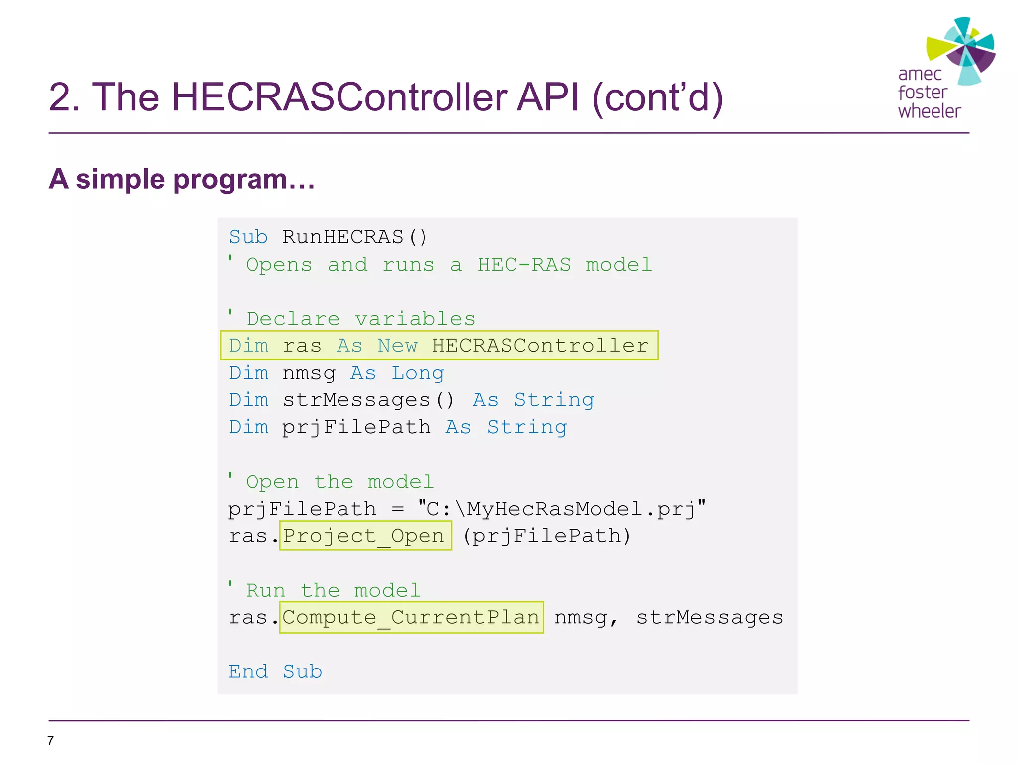 Automating HEC-RAS with Excel | PDF