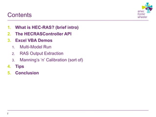 Automating HEC-RAS with Excel | PDF