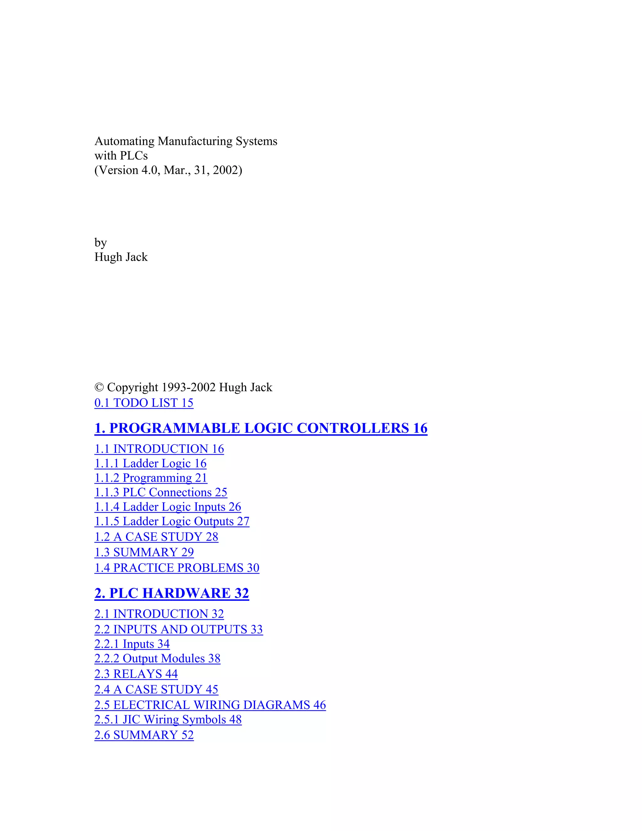 Automating Manufacturing Systems With Pl Pdf