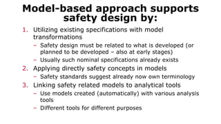 Automating safety engineering with model based techniques | PPT
