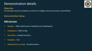 Automating Security Compliance on AWS with DevSecOps | PPT