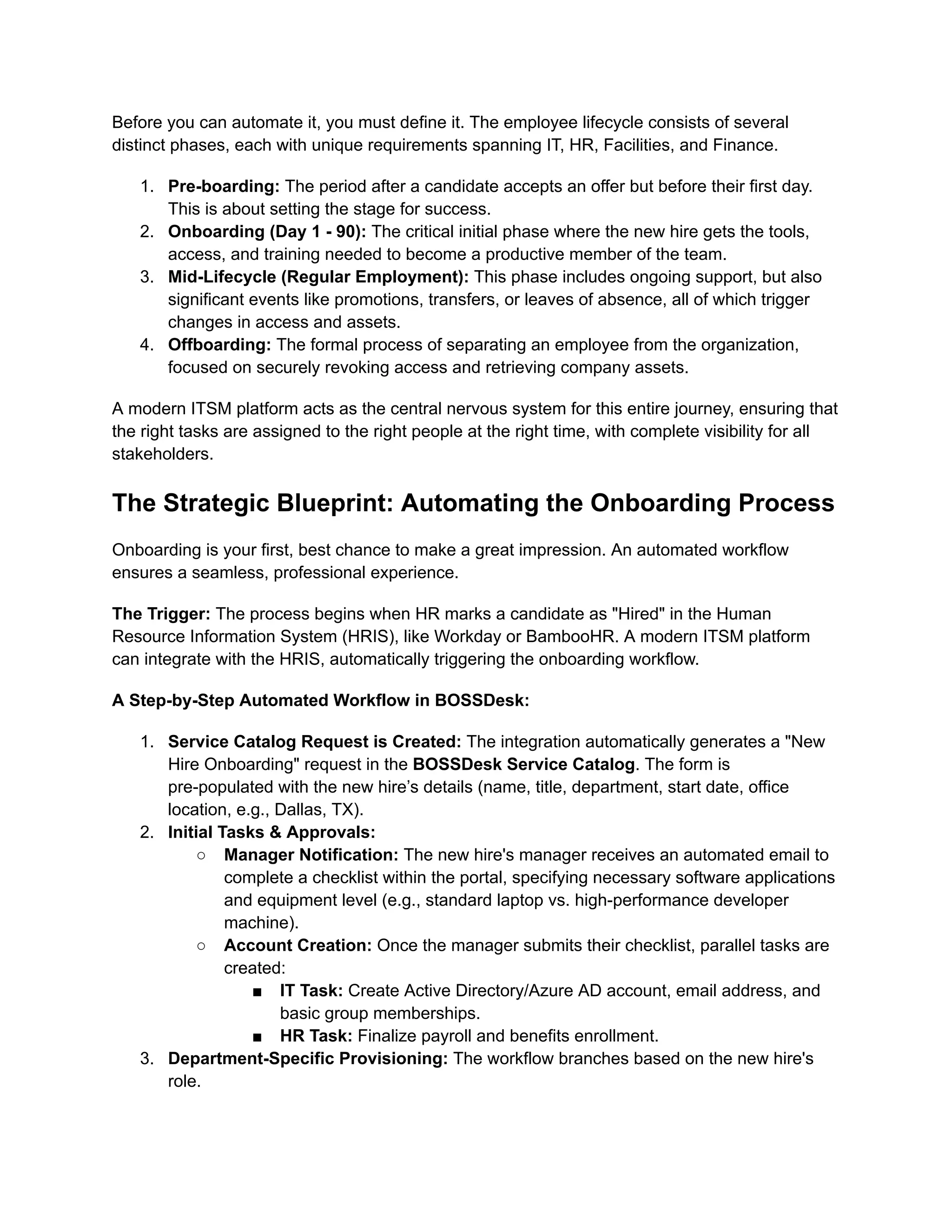 Automating the Employee Lifecycle: A Strategic Guide to Onboarding, Offboarding, and Everything ...