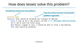 Automating the real-user scenarios across multi-apps, and multi-devices | PPT