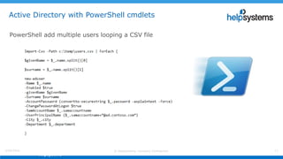 Automating the User Provisioning Process | PPT