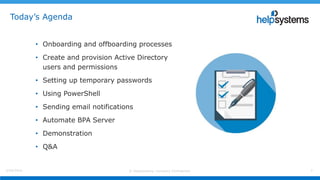 Automating the User Provisioning Process | PPT