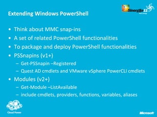 Automating Windows Server 2008 R2 Administration with Windows PowerShell | PPSX