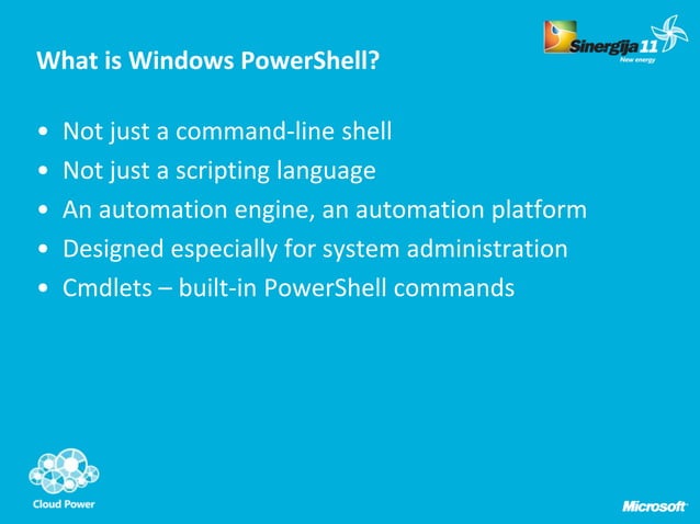 Automating Windows Server 2008 R2 Administration With Windows Powershell Ppsx Operating
