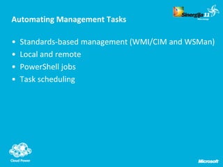 Automating Windows Server 2008 R2 Administration with Windows ...