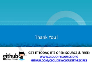 Automating your OpenStack environment with Chef, Puppet and Cloudify | PPTX | Cloud Computing ...