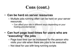 Automating your plugin with WP-Cron | PPT