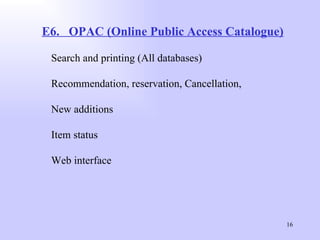 Criteria for Evaluating a Library House-keeping Software | PPT ...