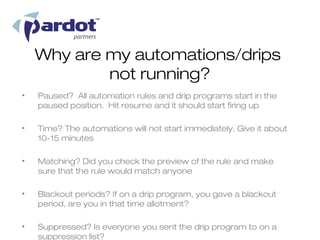 Automation Rules and Drip Programs | PPT