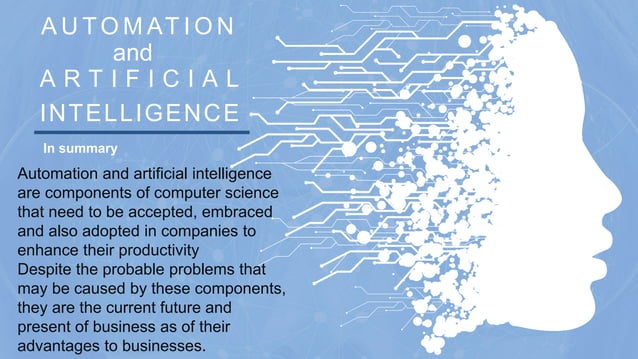 Automation and Artificial Intelligence | PPTX