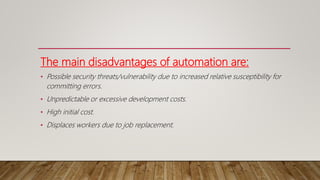 Automation-Rise Of The Machines | PPT