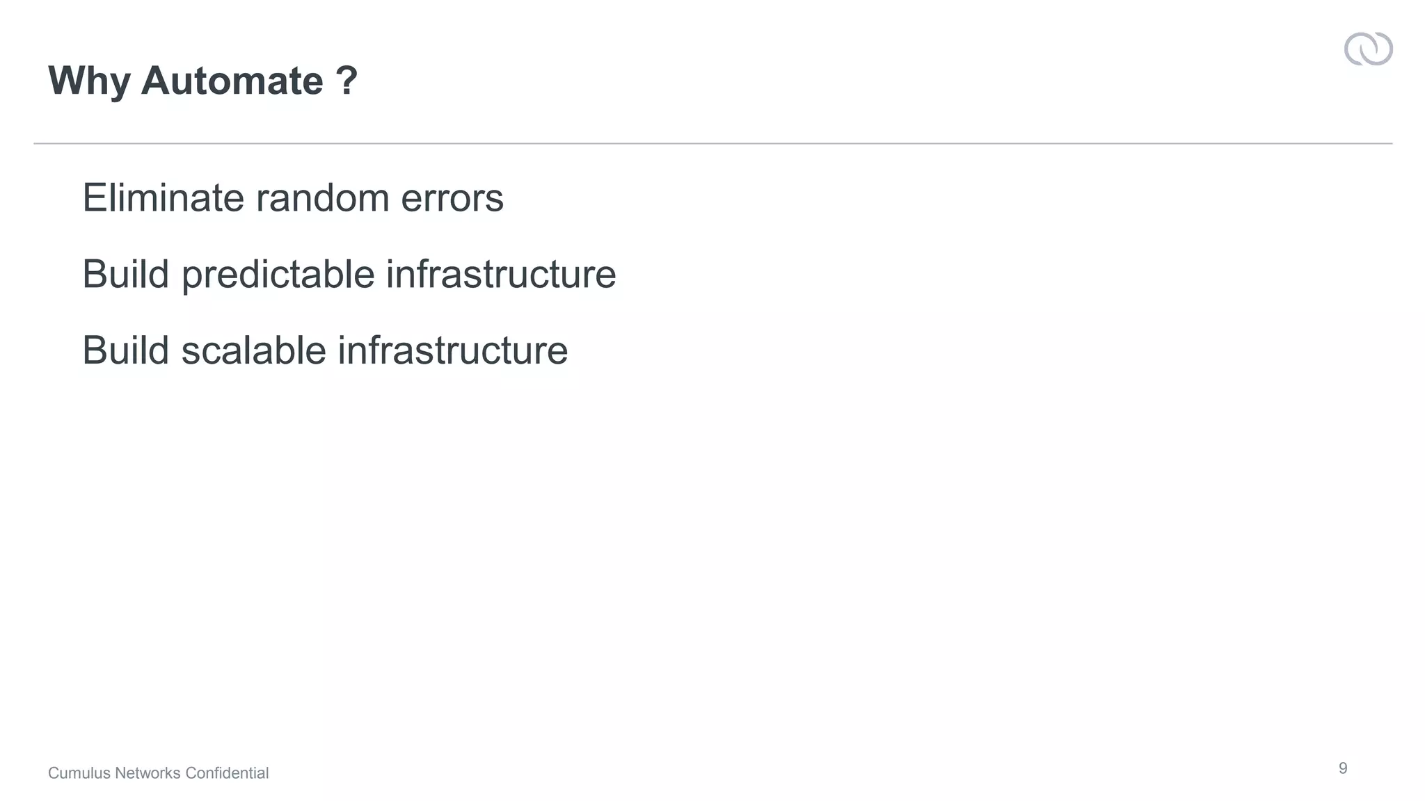Cumulus Networks: Automating Network Configuration | PPT