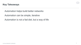 Cumulus Networks: Automating Network Configuration | PPTX