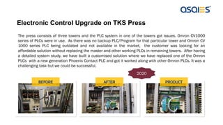 Press Automation and Retrofit Solutions using Embedded Technologies! | PDF