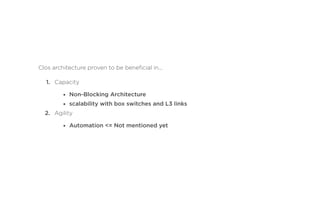 Automation of Clos with eBGP at LINE | PPT