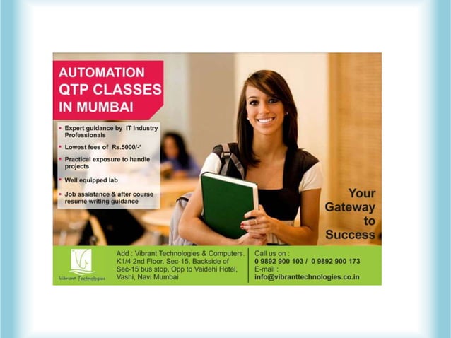 Automation-qtp-classes-in-mumbai | PPT