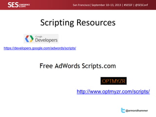 Making PPC sexy with adwords scripts | PPTX