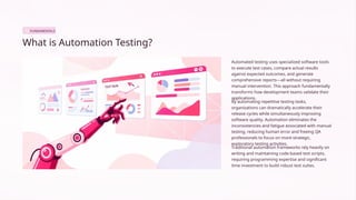 Automation Testing Overview & Scriptless Concept | PPTX
