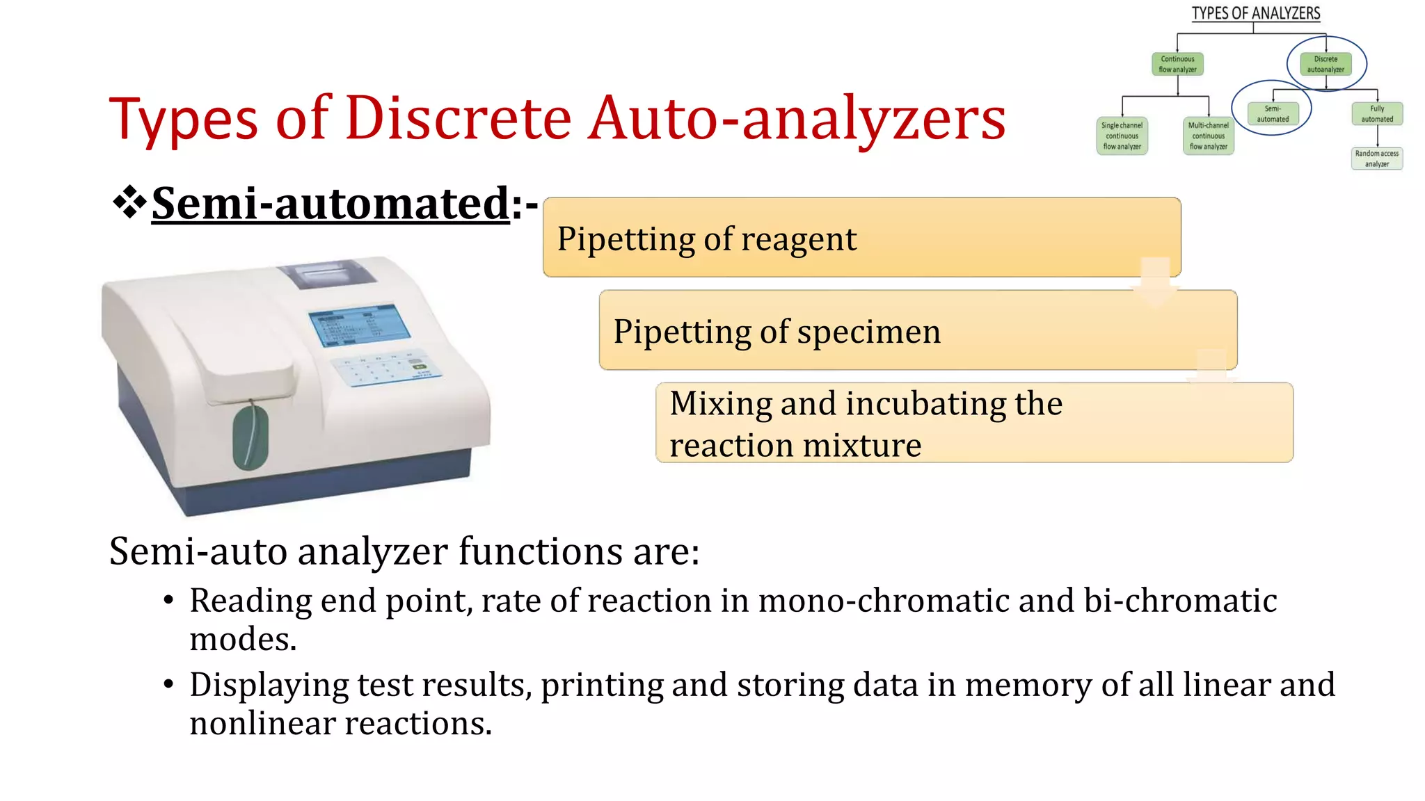 Automation in Biochemistry (Autoanalyzers) | PPTX