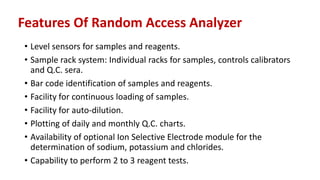 Automation in Biochemistry (Autoanalyzers) | PPTX