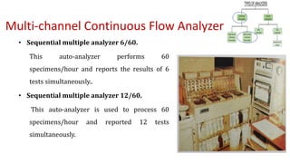 Automation in Biochemistry (Autoanalyzers) | PPTX