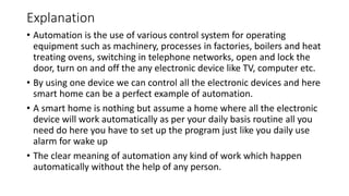 Automation | PPT