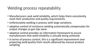 Automation and adaptive control in welding | PPTX