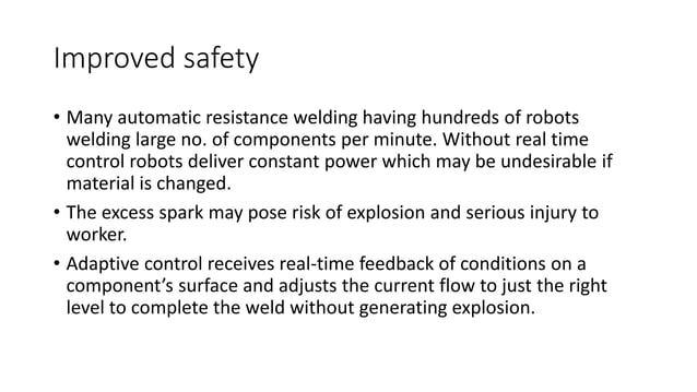 Automation and adaptive control in welding | PPTX | Mechanical and ...
