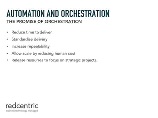 Using Automation and Orchestration in IT service provision | PPT