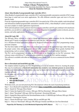 Automation and Robotics Lab Manual 20ME51I.pdf