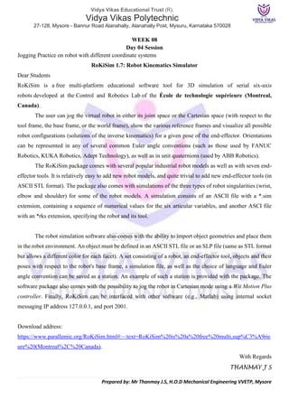 Automation and Robotics Week 08 Theory Notes 20ME51I.pdf | Robotics ...