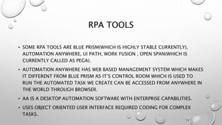 Automation anywhere | PPTX