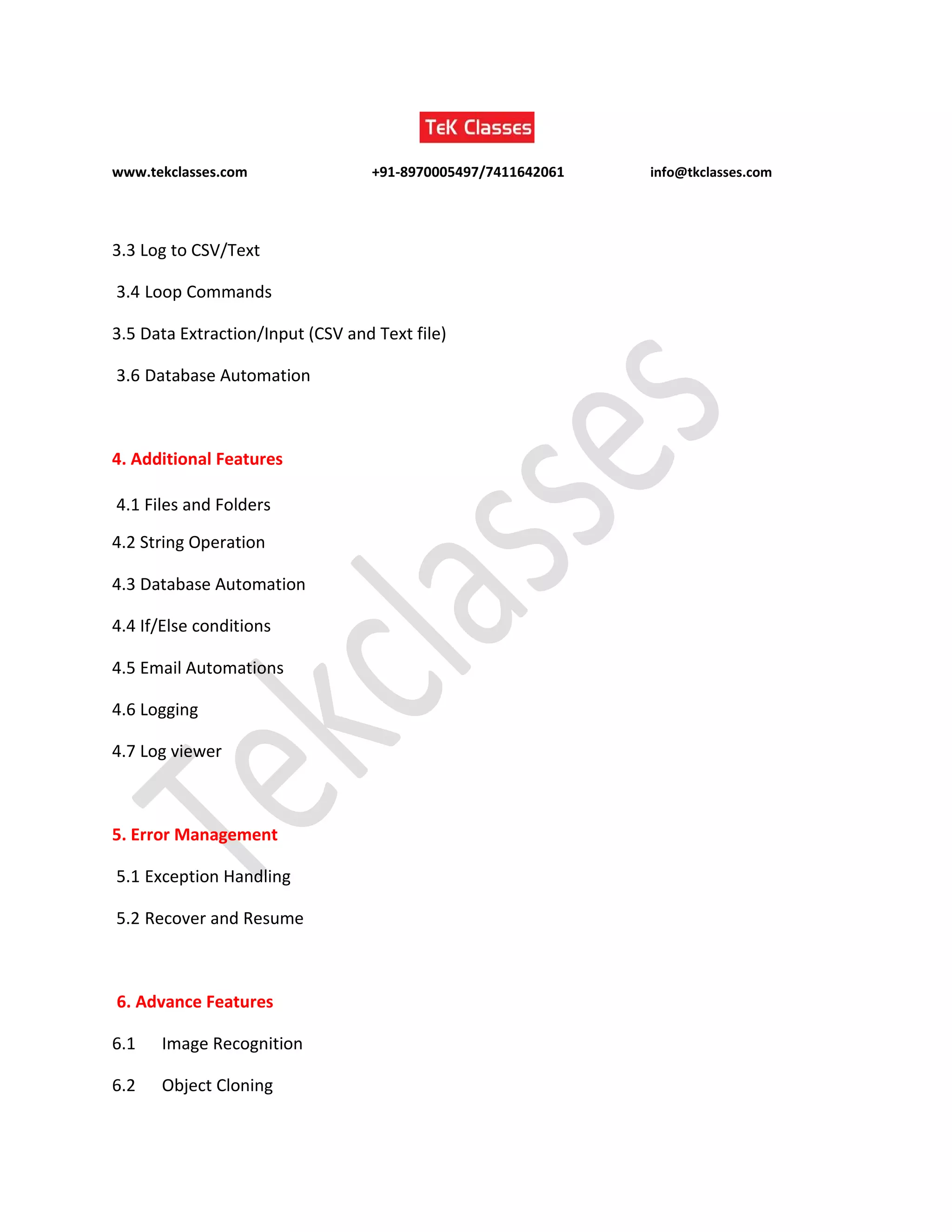 Automation Anywhere Training In Bangalore Course Circulum Pdf