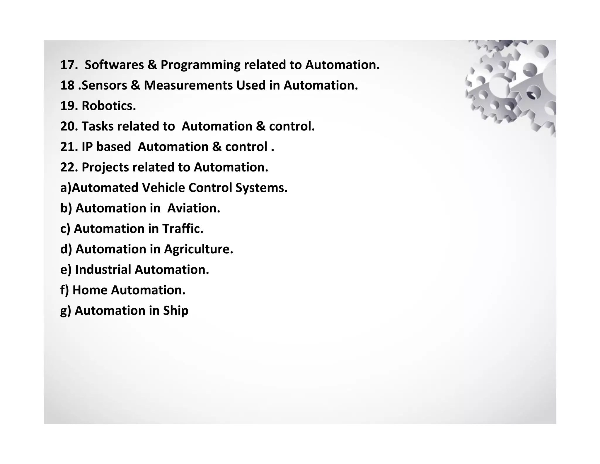 Automation & control | PDF