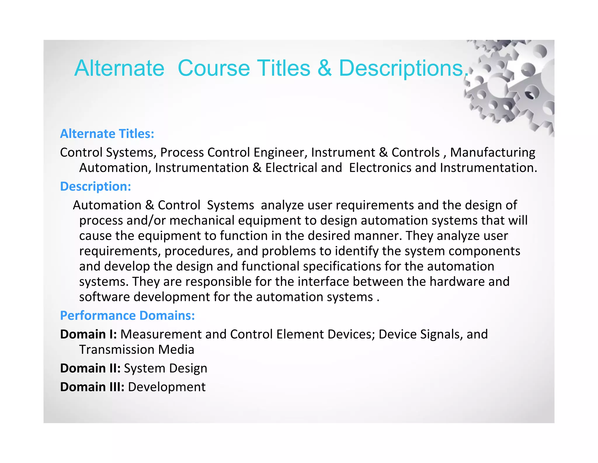 Automation & control | PDF