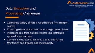 Data Extraction and Processing with Artificial Intelligence | PPT