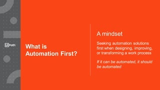 Welcome to the Automation First Era: Your Guide to a Thriving ...