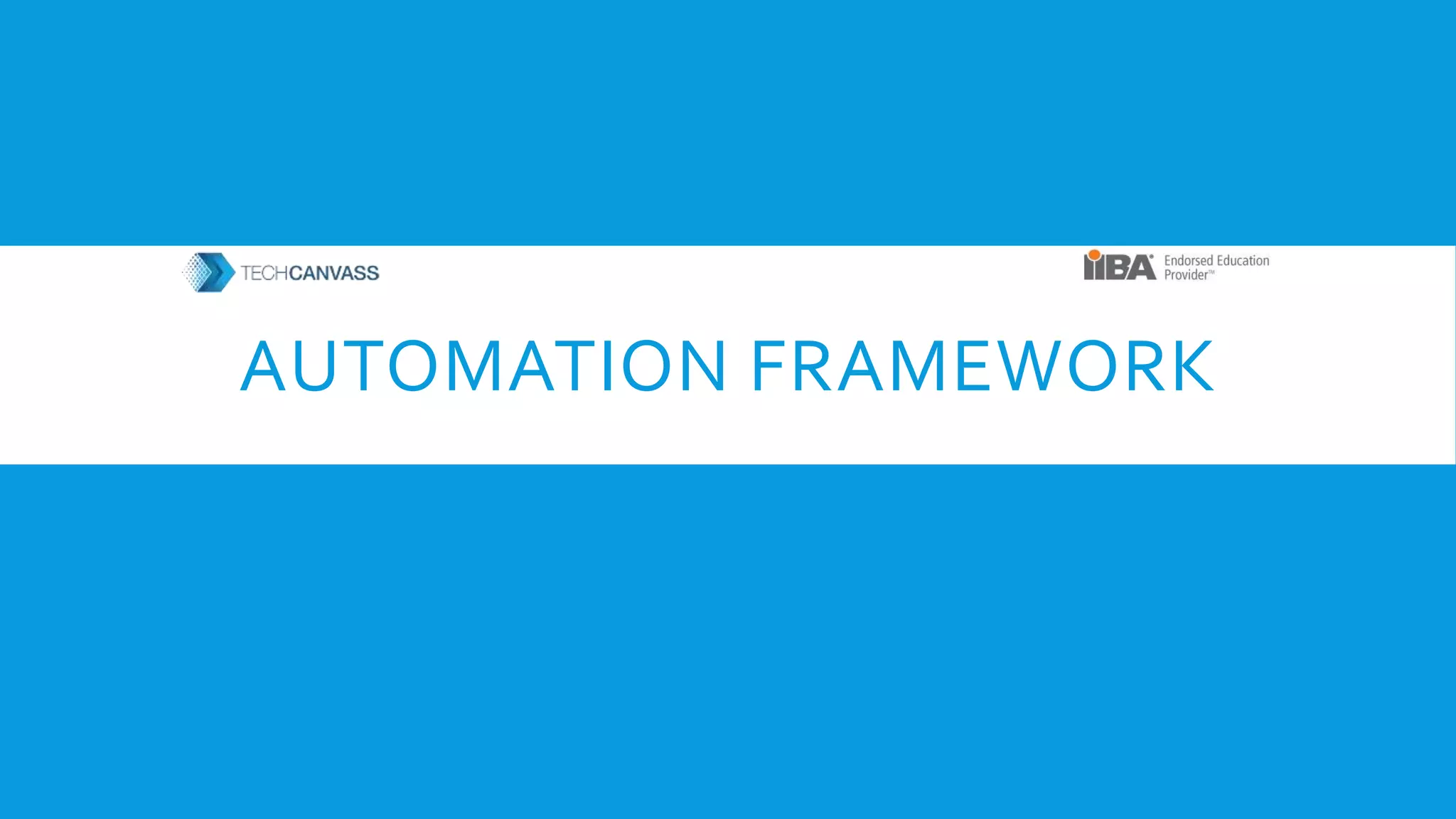 Selenium Tutorial For Beginners Automation Framework Basics Ppt