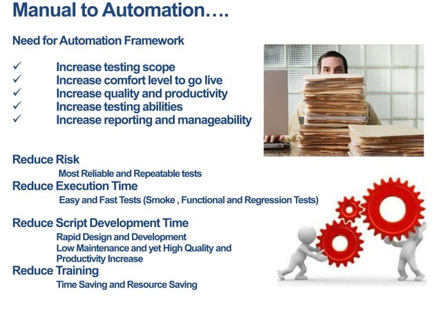 Automation Framework Presentation | PPTX