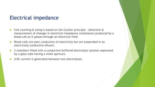 AUTOMATION IN HEMATOLOGY | PPTX