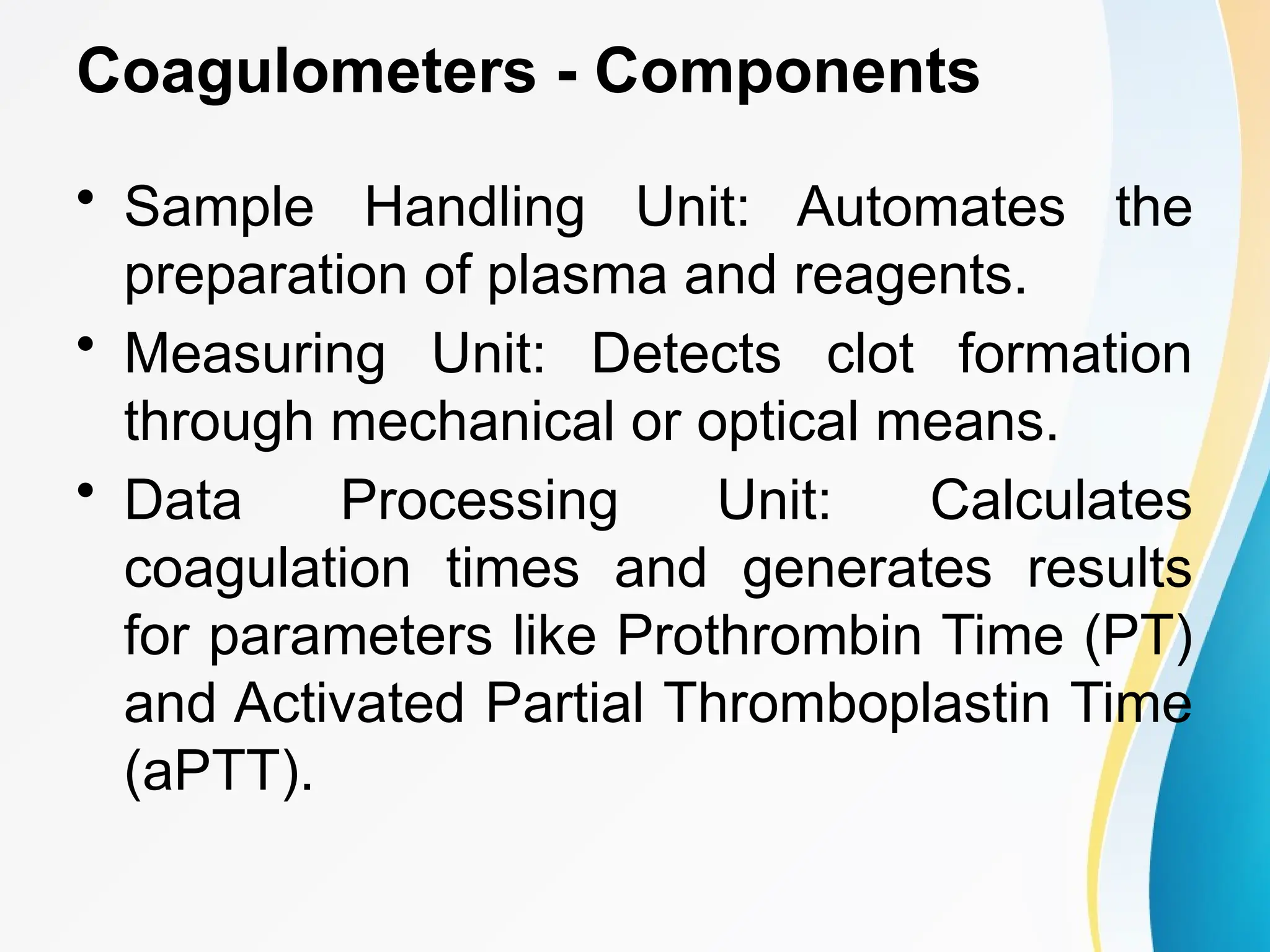 Basic Concept of Automation in Hematology pptx | PPTX