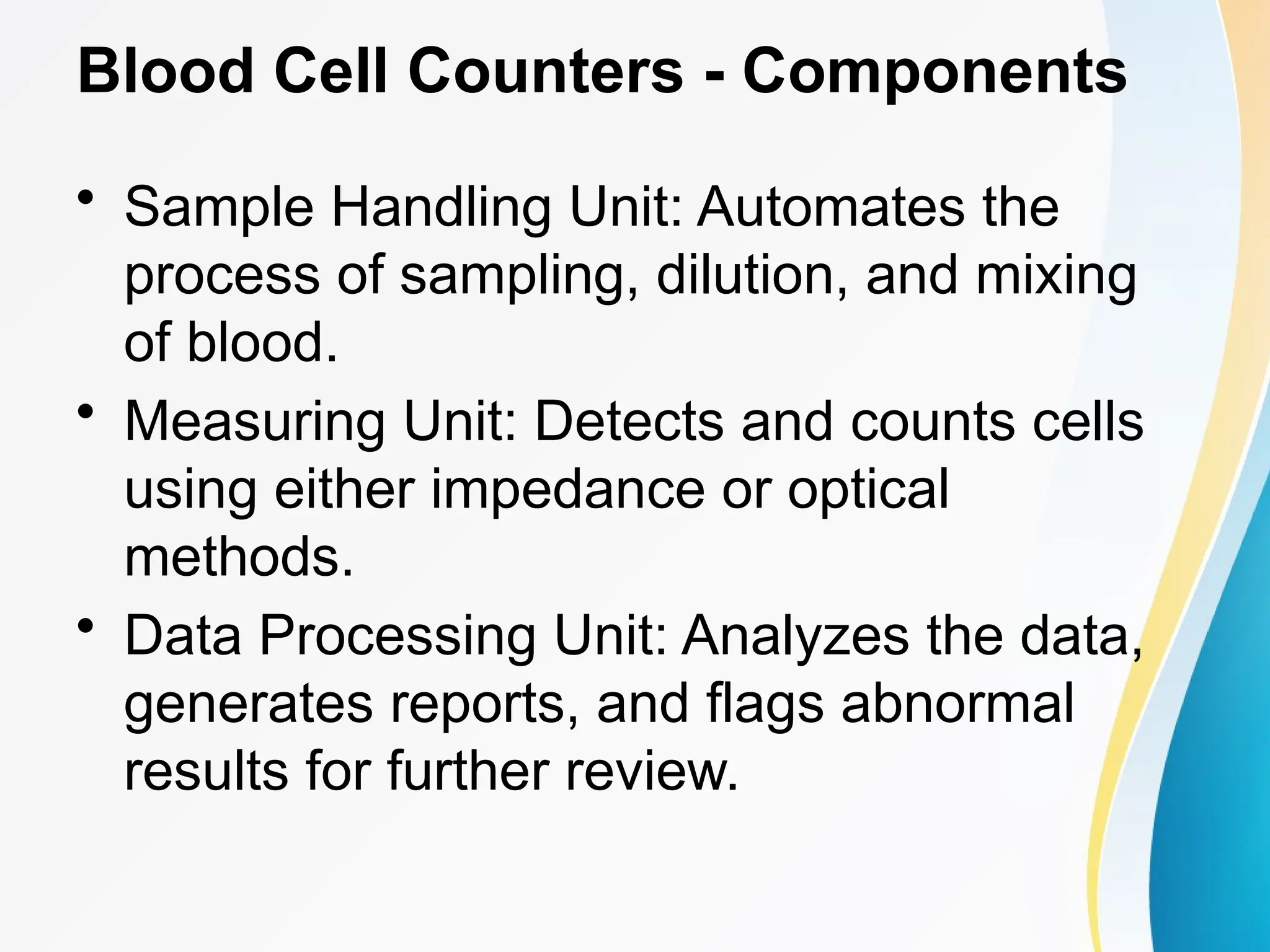 Basic Concept of Automation in Hematology pptx | PPTX