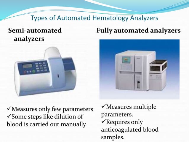 Automation in hematology part 1 | PPTX | Blood Disorders | Diseases and ...