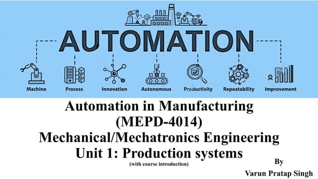 Automation in Manufacturing (Unit-1) by Varun Pratap Singh.pdf