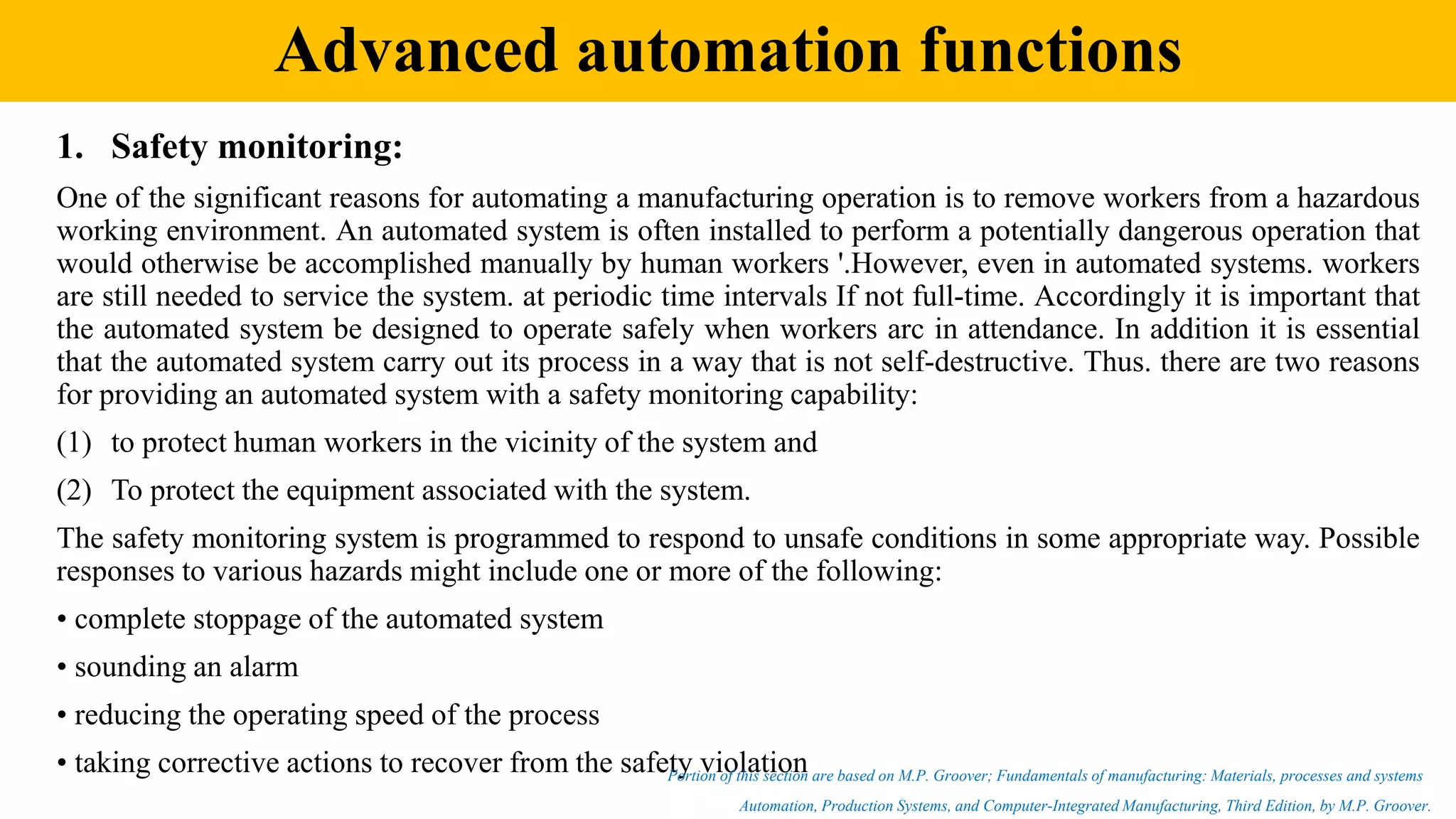 Automation in Manufacturing (Unit-2) by Varun Pratap Singh | PDF
