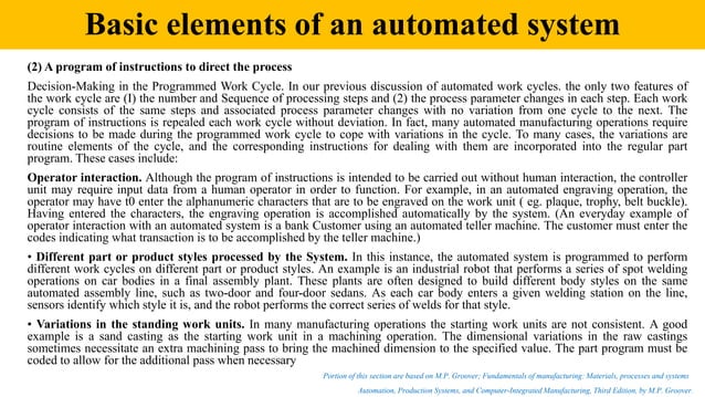 Automation in Manufacturing (Unit-2) by Varun Pratap Singh | PDF | Computing | Technology ...