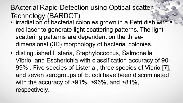 AUTOMATION IN MICROBIOLOGY | PPTX | Chemistry | Science